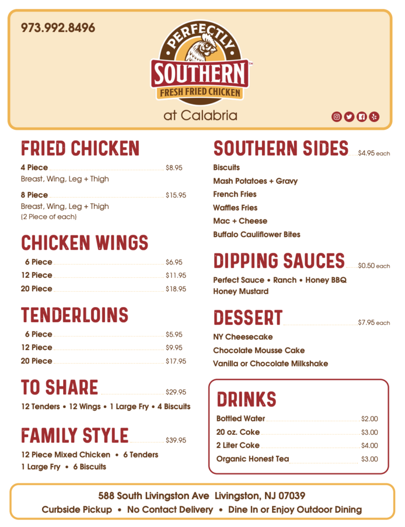 Calabria Restaurant & Pizzeria | Nationwide Shipping